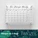 Custom Acrylic Wall To-do List - Clear Dry Erase Meal Planner ...