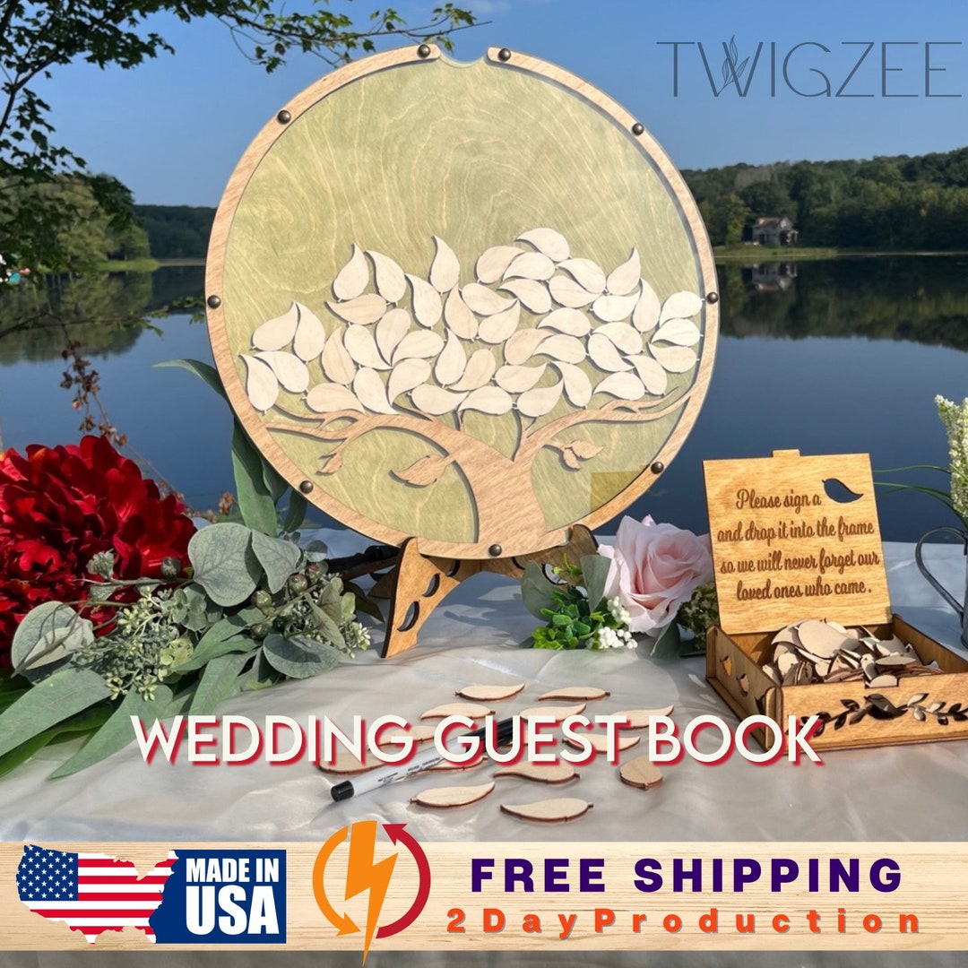 Tree of Life Guest Book, Custom Wedding Guest Book, Family Tree Guest ...