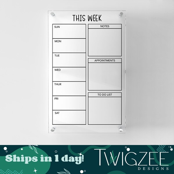 Erasable to Do List - Etsy