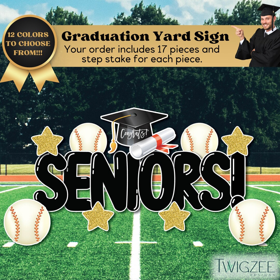 Custom Graduation Party Decoration | Class of 2024 | High School ...