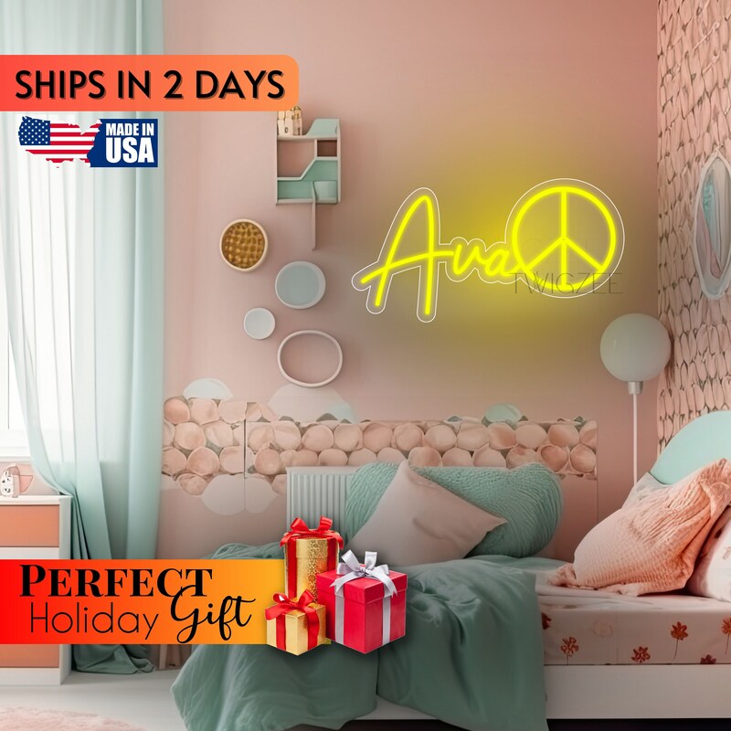 Neon Name Sign - Etsy