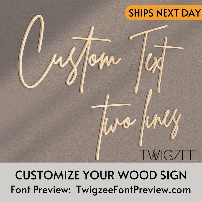 Long Sign Wooden - Etsy