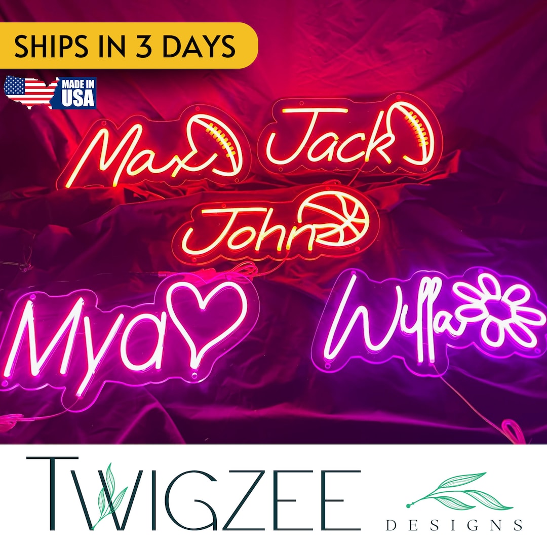 Kids Custom Neon Sign Neon Sign LED Neon Light Neon Bar Sign Neon ...