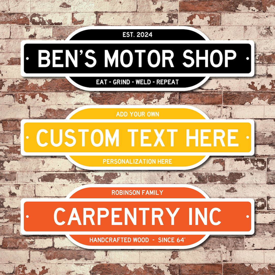 Custom Road Signs I Personalized Road Sign I Custom Metal Street Sign I ...