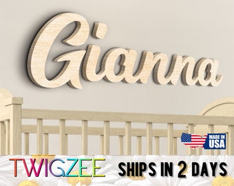 Stacked Name Wood Cutout First and Middle Name Wood Cutout - Etsy