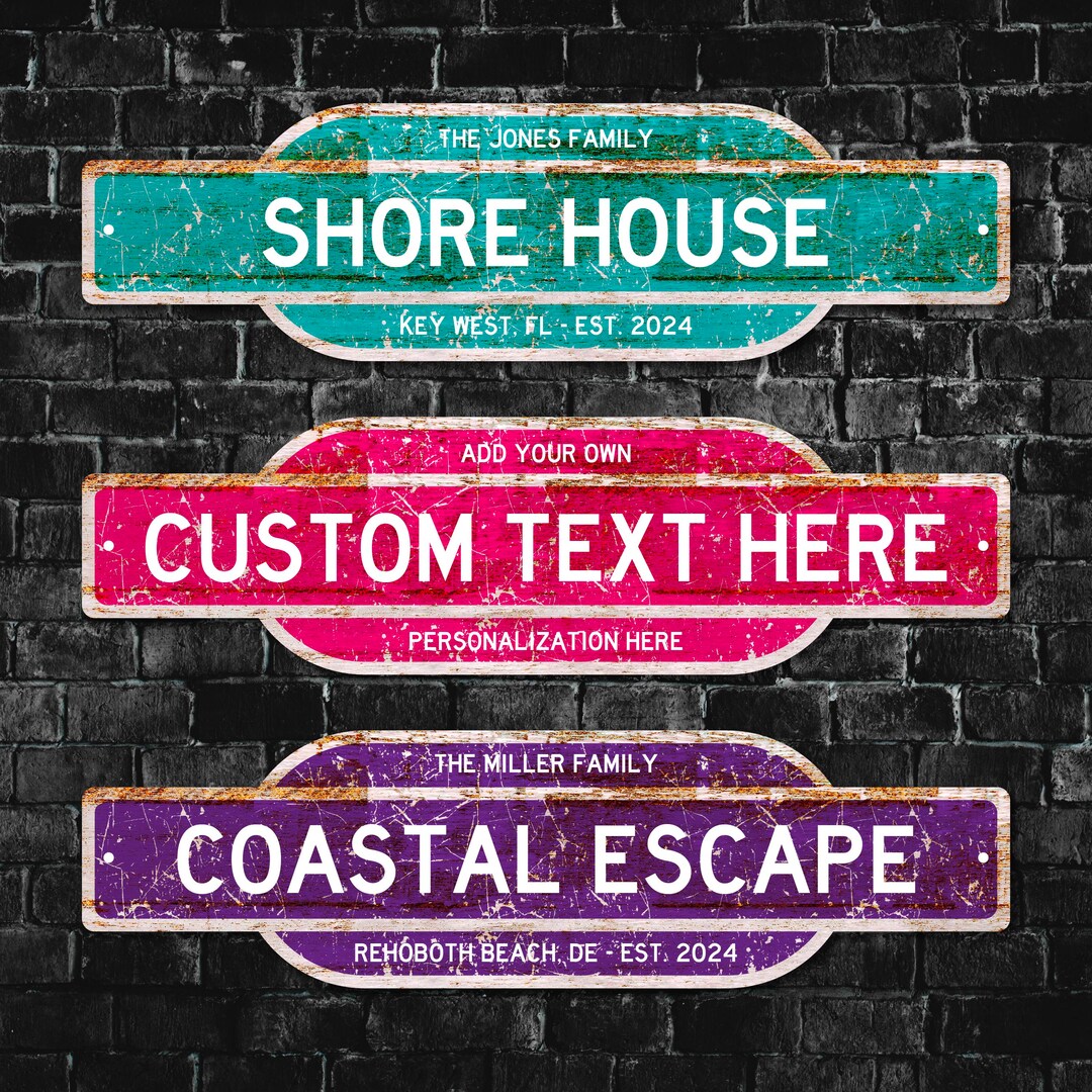 Custom Road Signs I Personalized Road Sign I Custom Metal Street Sign I ...