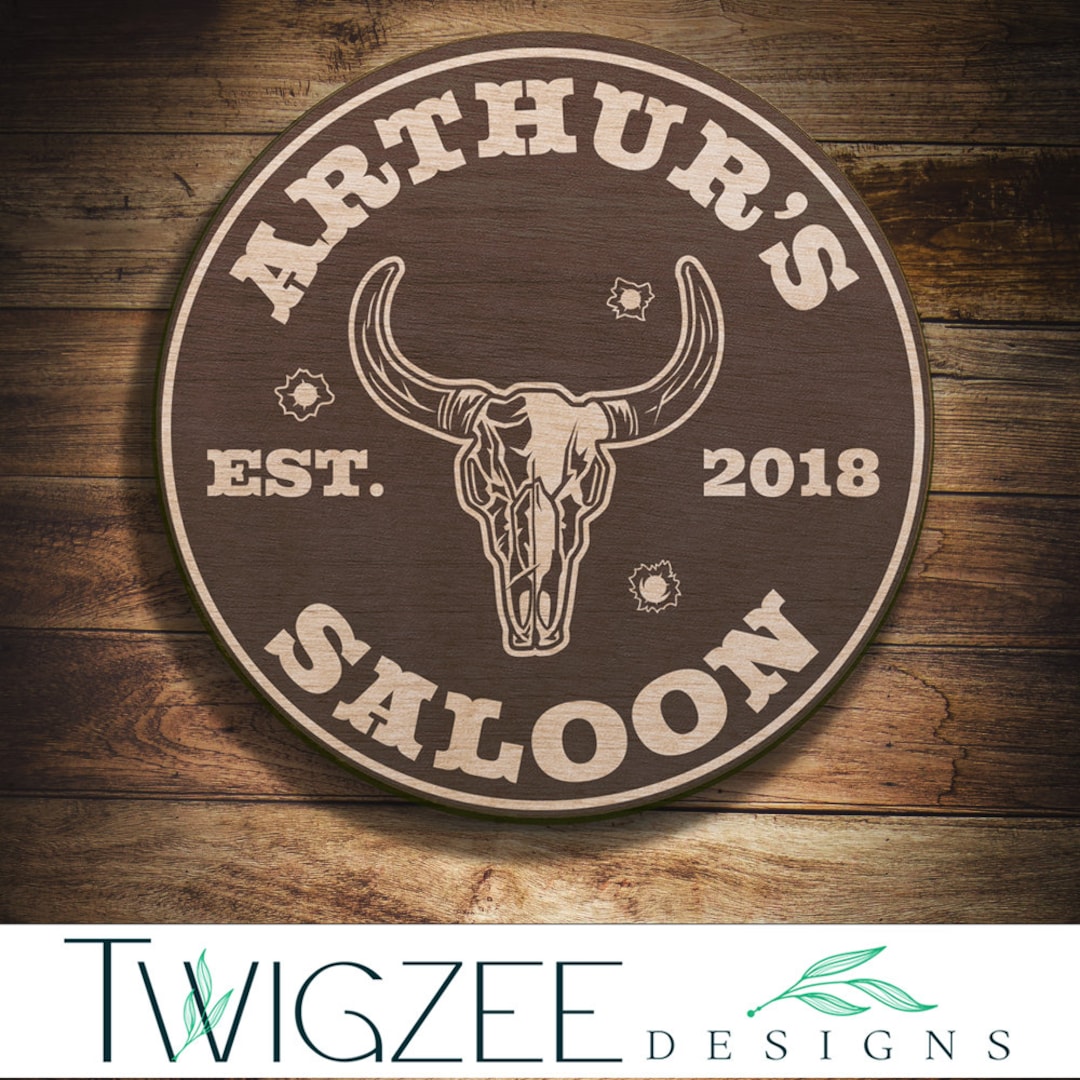 Custom Engraved Wooden Sign- Rustic Outdoor Decor- USA Made ...
