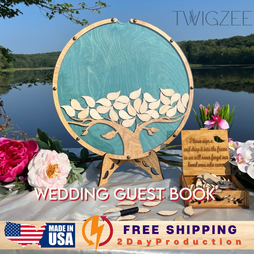 Tree of Life Guest Book, Custom Wedding Guest Book, Family Tree Guest ...