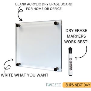 Custom Acrylic Floating Wall Board – Clear Acrylic Sign for Home ...