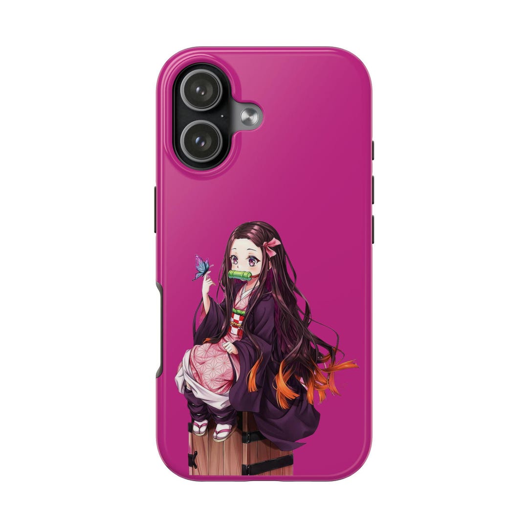 Nezuko Kamado Anime Character Phone Case | Tough Phone Cases - Etsy