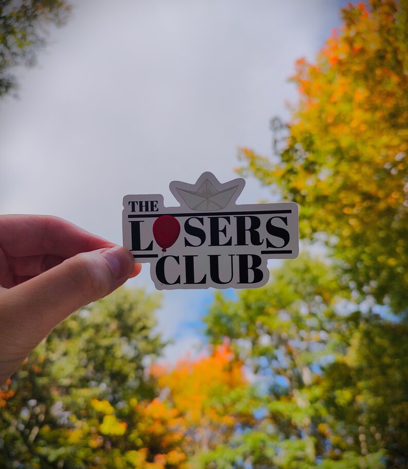 Stephen King's Losers Club Sticker (IT Novel) - Etsy