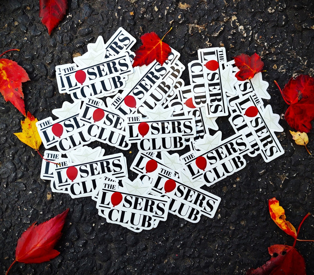 Stephen King's Losers Club Sticker (IT Novel) - Etsy