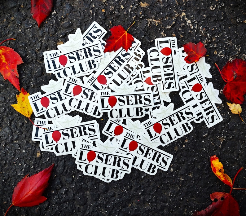Stephen King's Losers Club Sticker (IT Novel) - Etsy