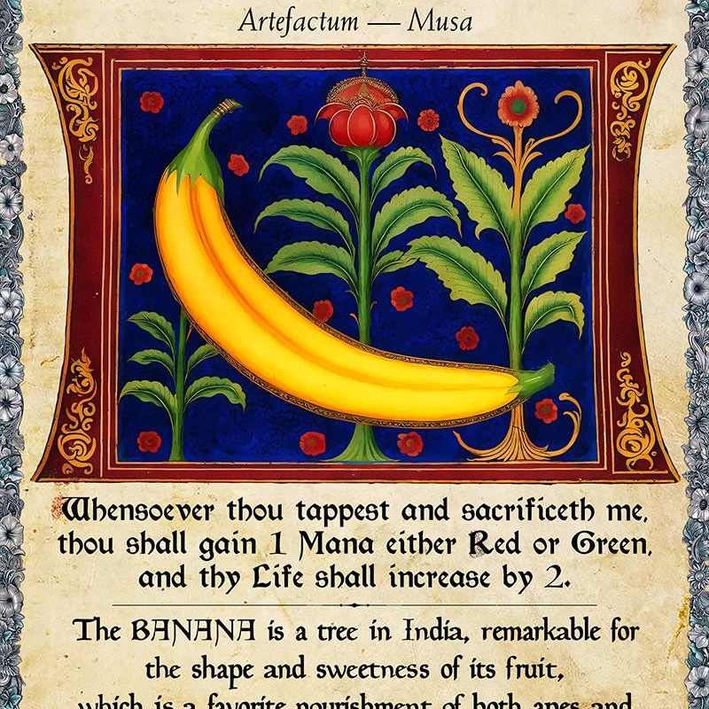 Mtg Banana Token - Etsy