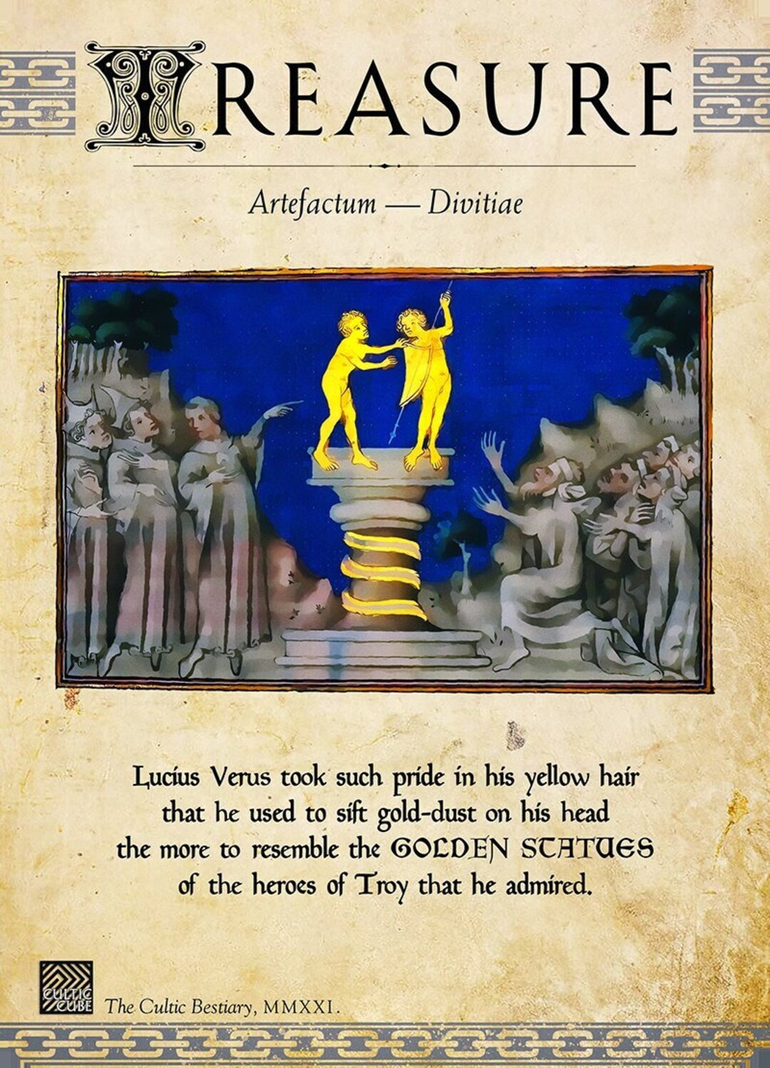 MTG Bestiary: Treasure Token statues Variant - Etsy