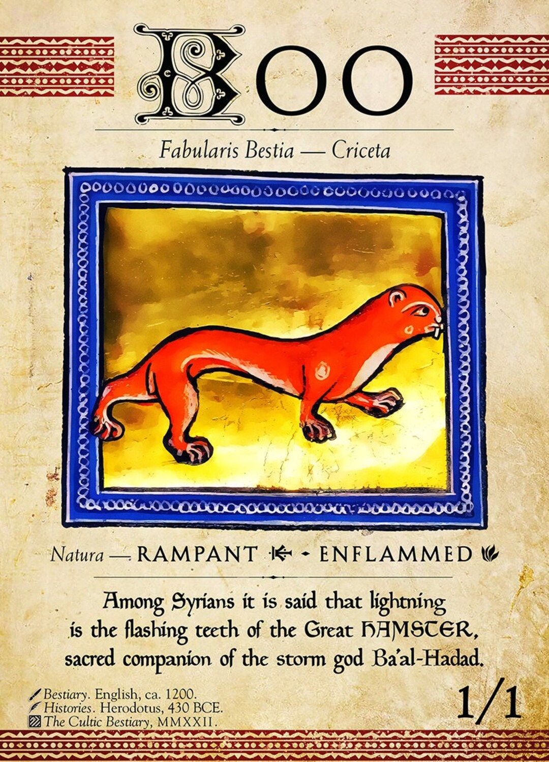 MTG Bestiary: Boo Token - Etsy