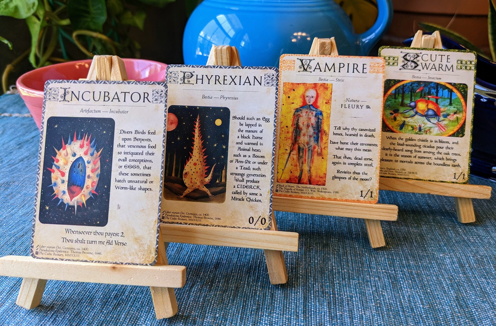 MTG Bestiary: Scute Swarm Token - Etsy