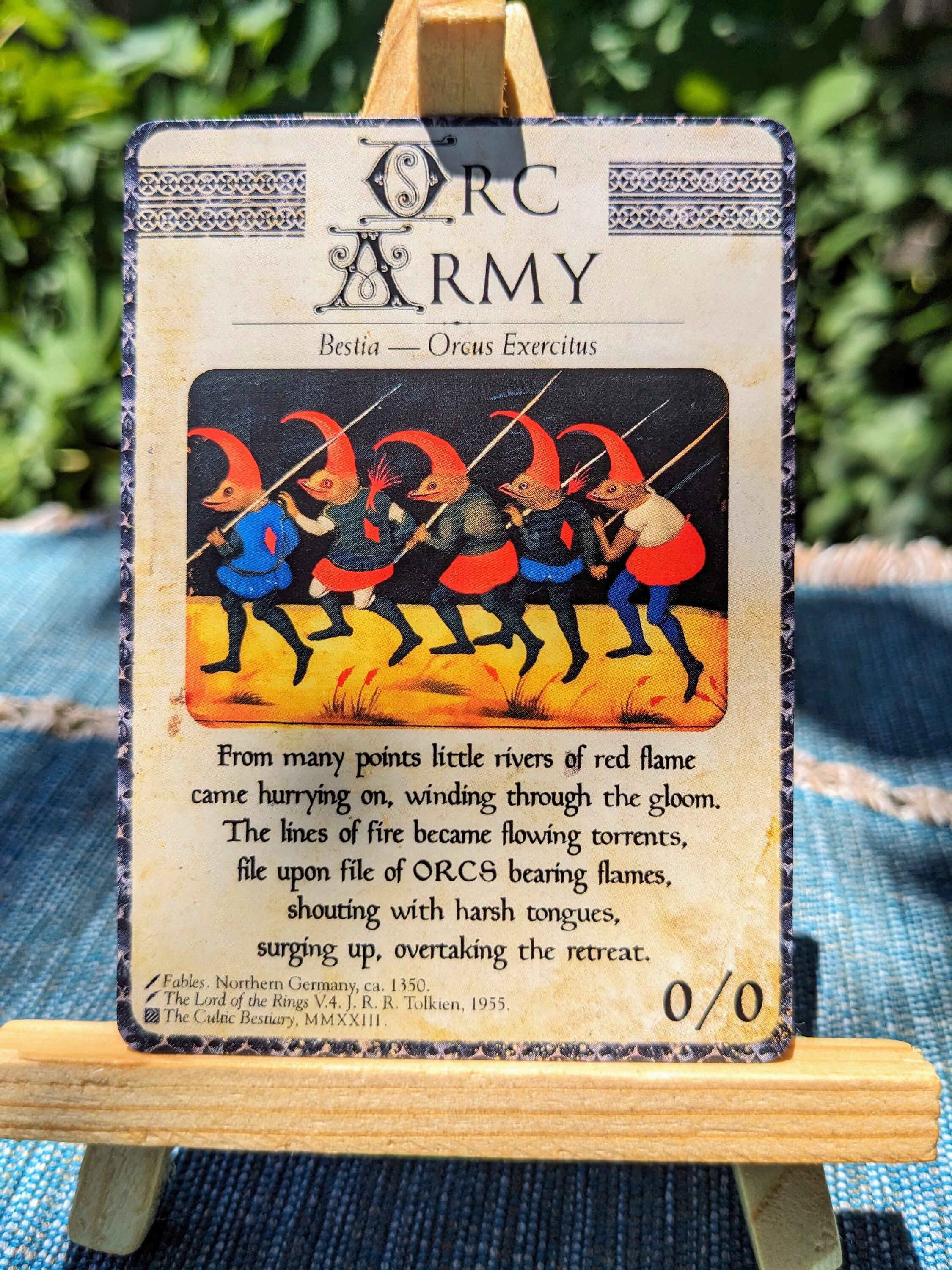 MTG Bestiary: Orc Army Token - Etsy