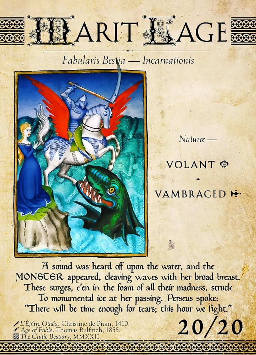 MTG Bestiary: Marit Lage Token - Etsy