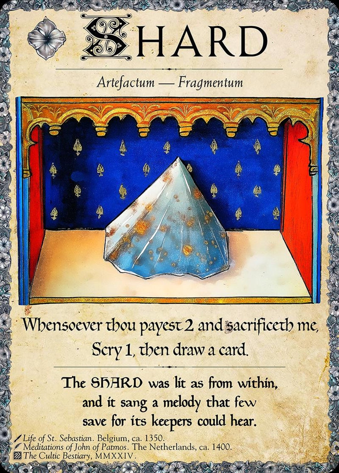 MTG Bestiary: Shard Token - Etsy