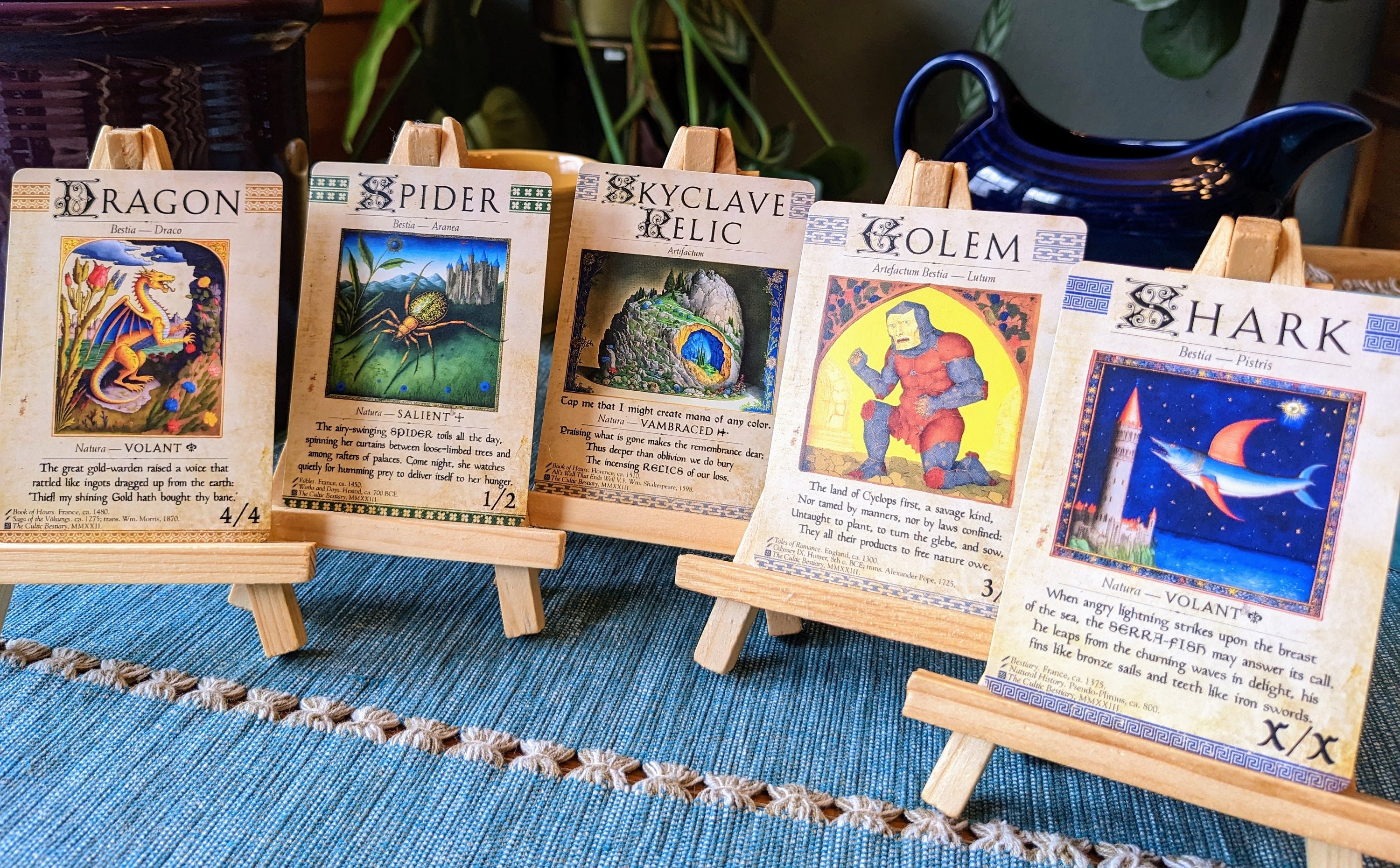 MTG Bestiary: Golem Token (kneeling Variant) - Etsy