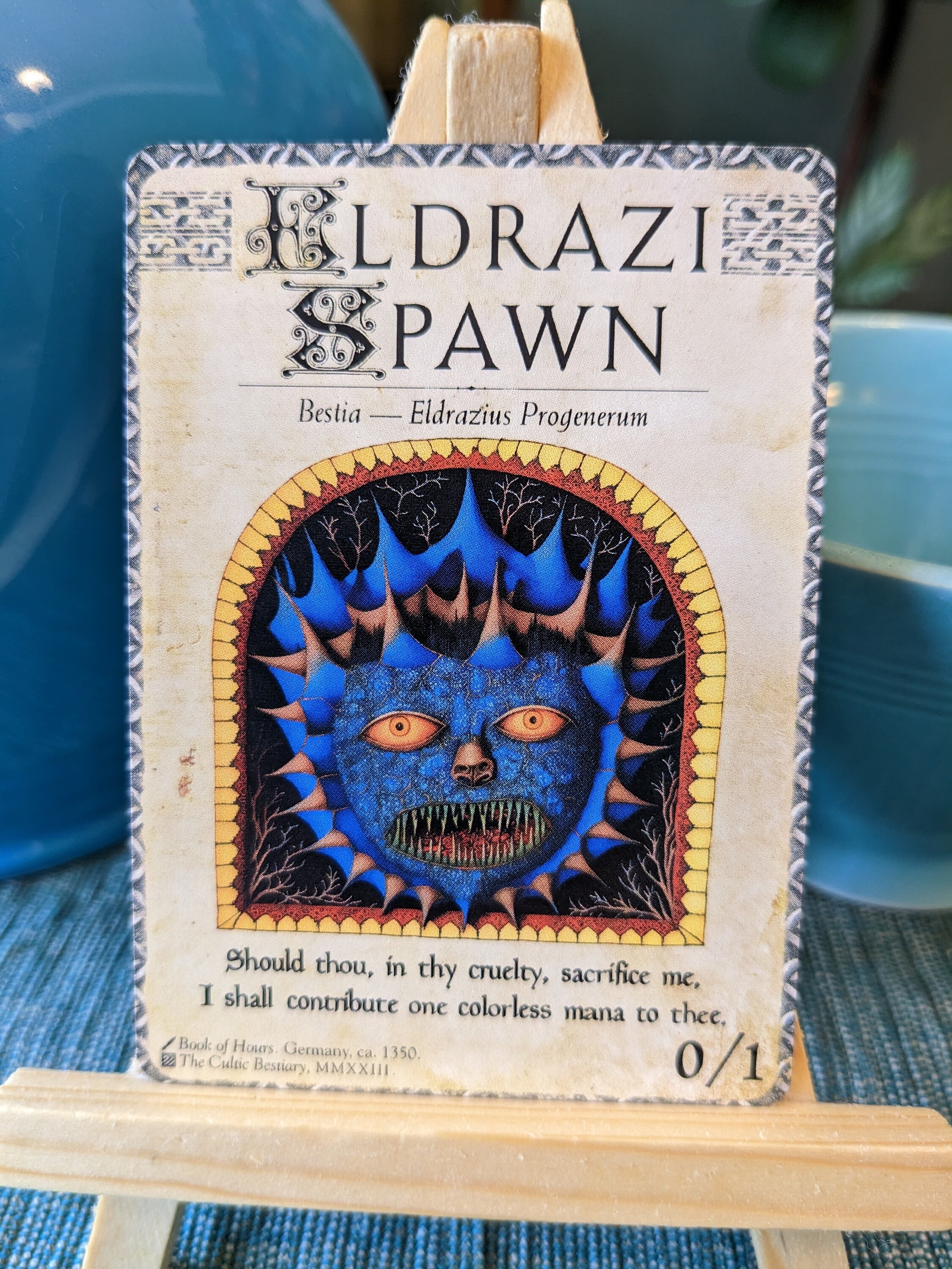 MTG Bestiary: Eldrazi Spawn Token - Etsy Singapore