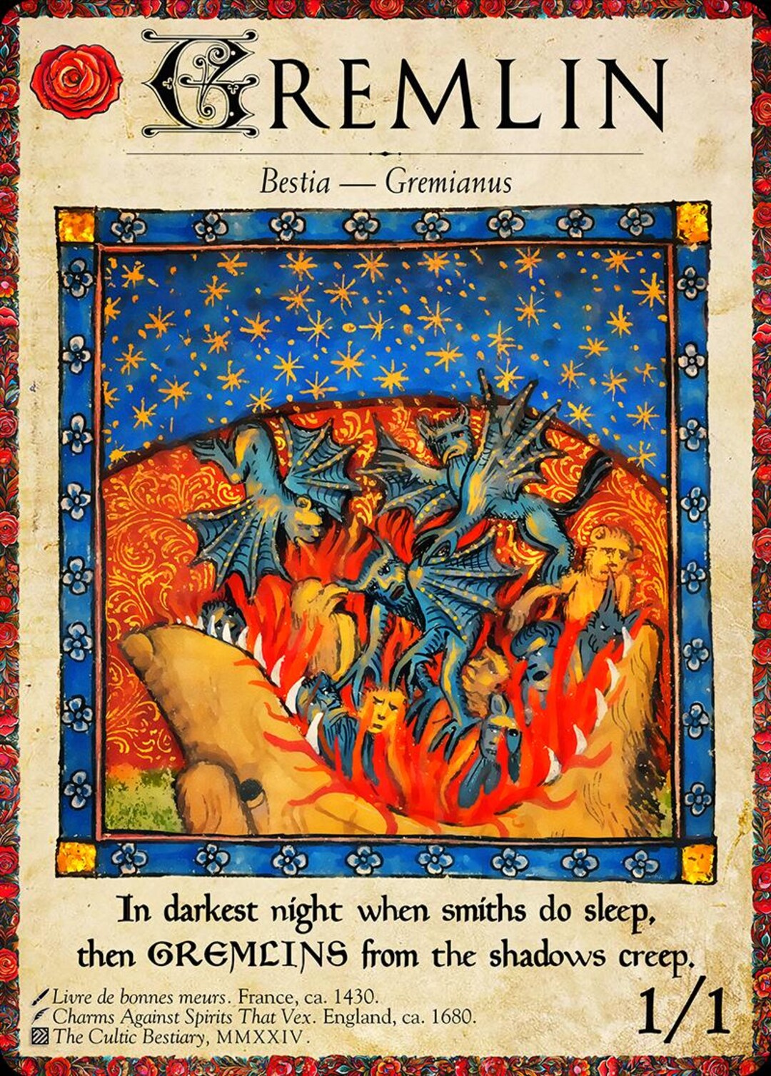 MTG Bestiary: Gremlin Token - Etsy