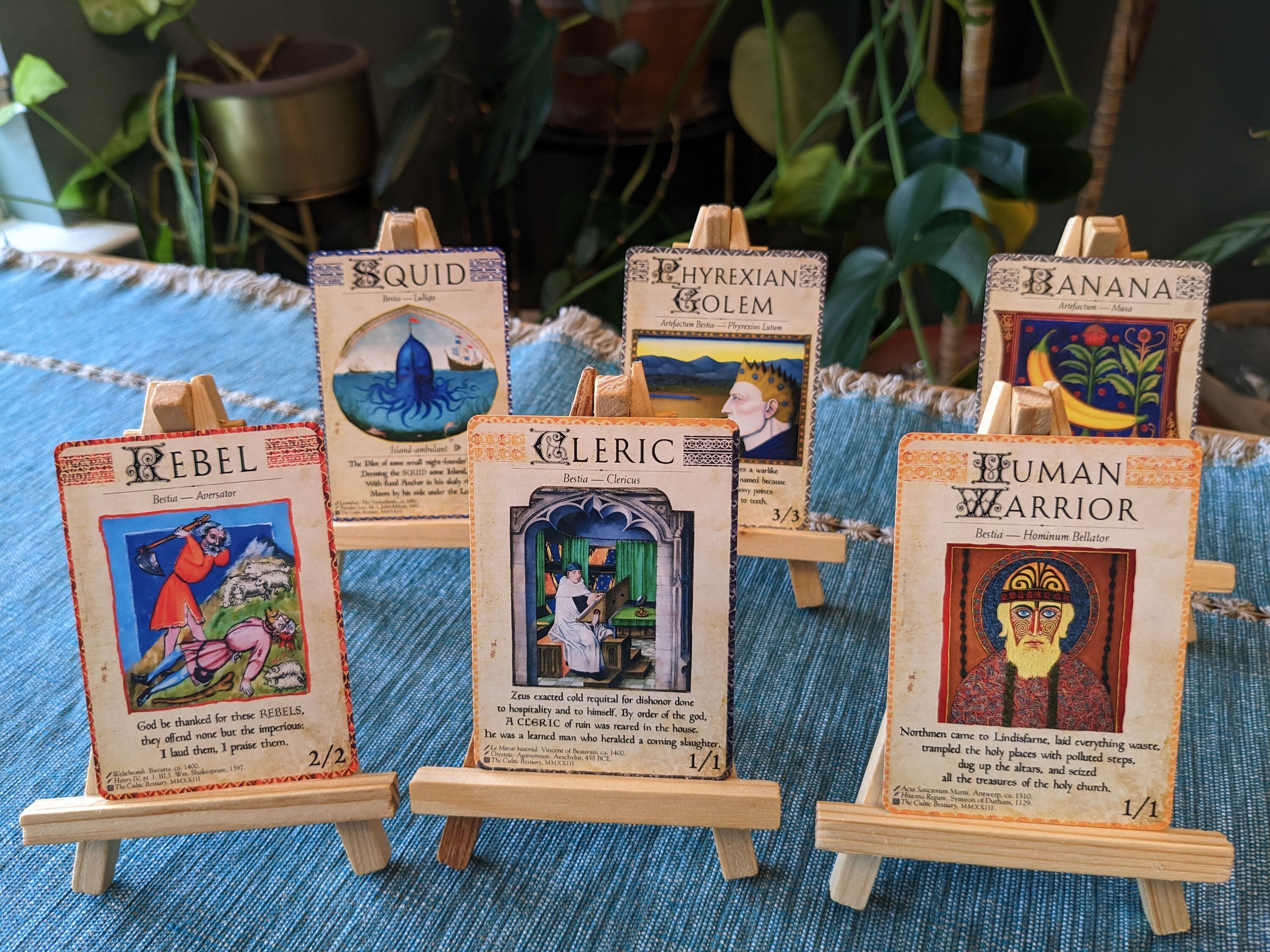 MTG Bestiary: Rebel Token - Etsy