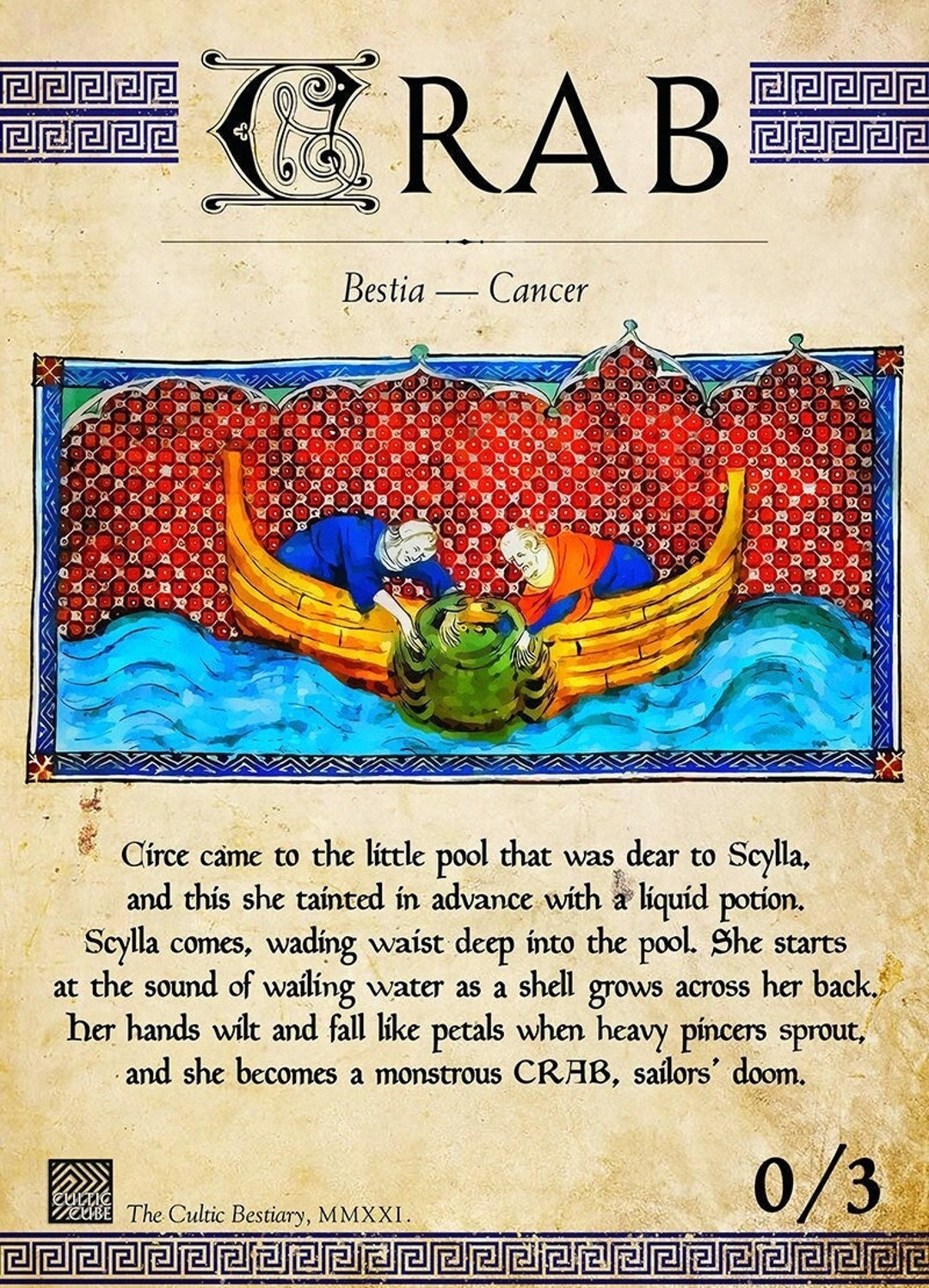 MTG Bestiary: Crab Token - Etsy