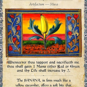 MTG Bestiary: Banana Token (4 Choices!) - Etsy