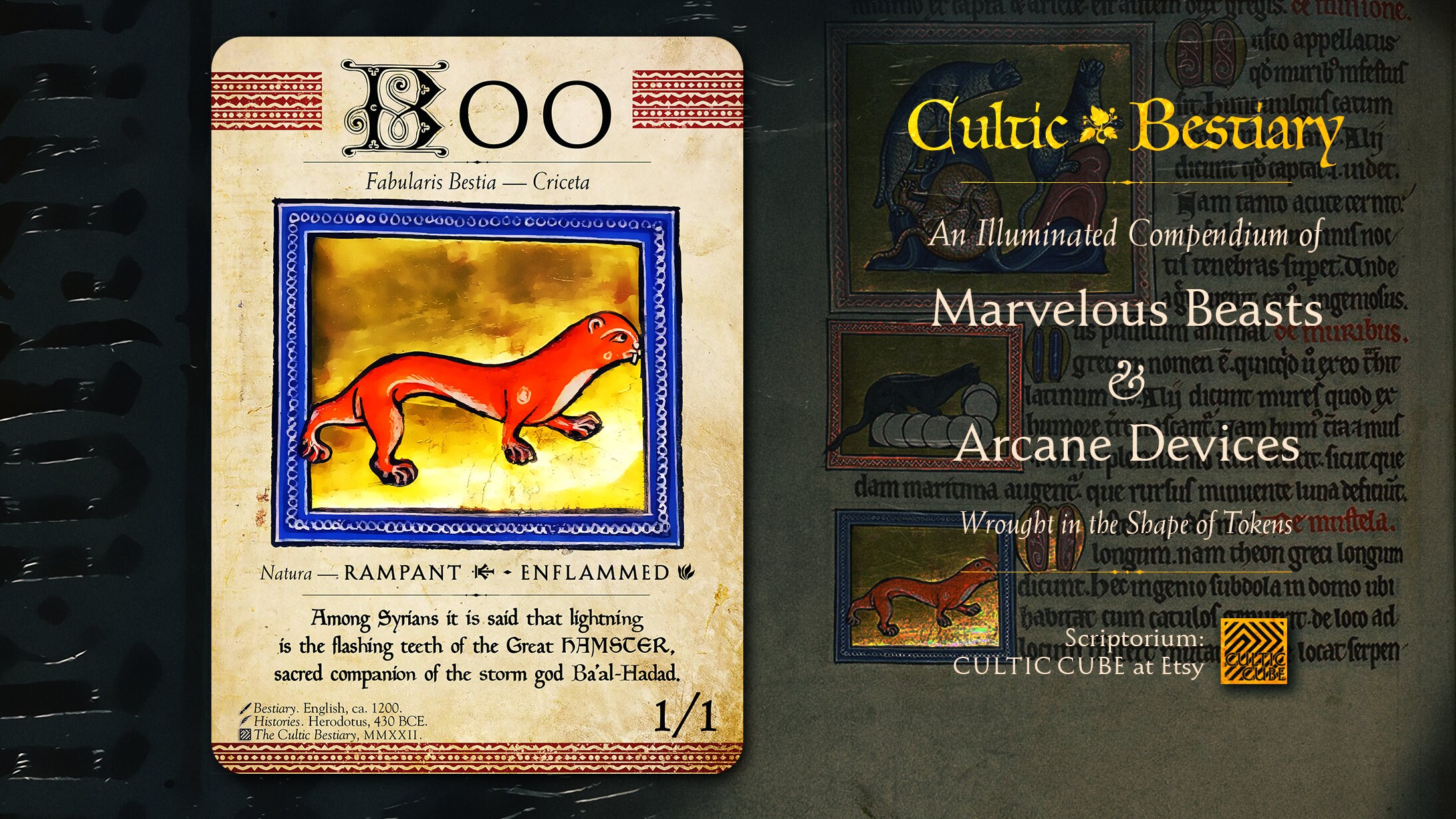 MTG Bestiary: Boo Token - Etsy