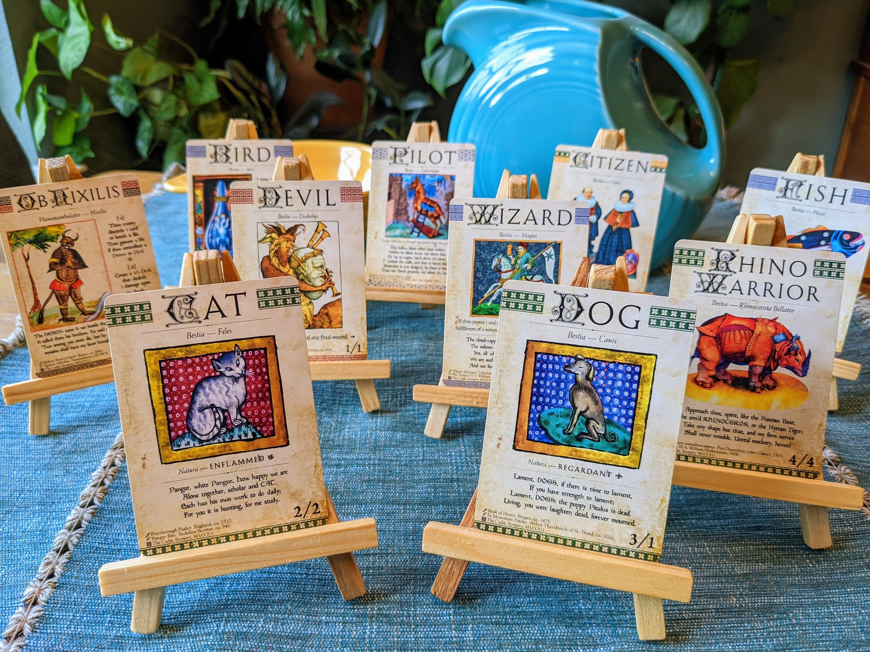 MTG Bestiary: Devil Token - Etsy