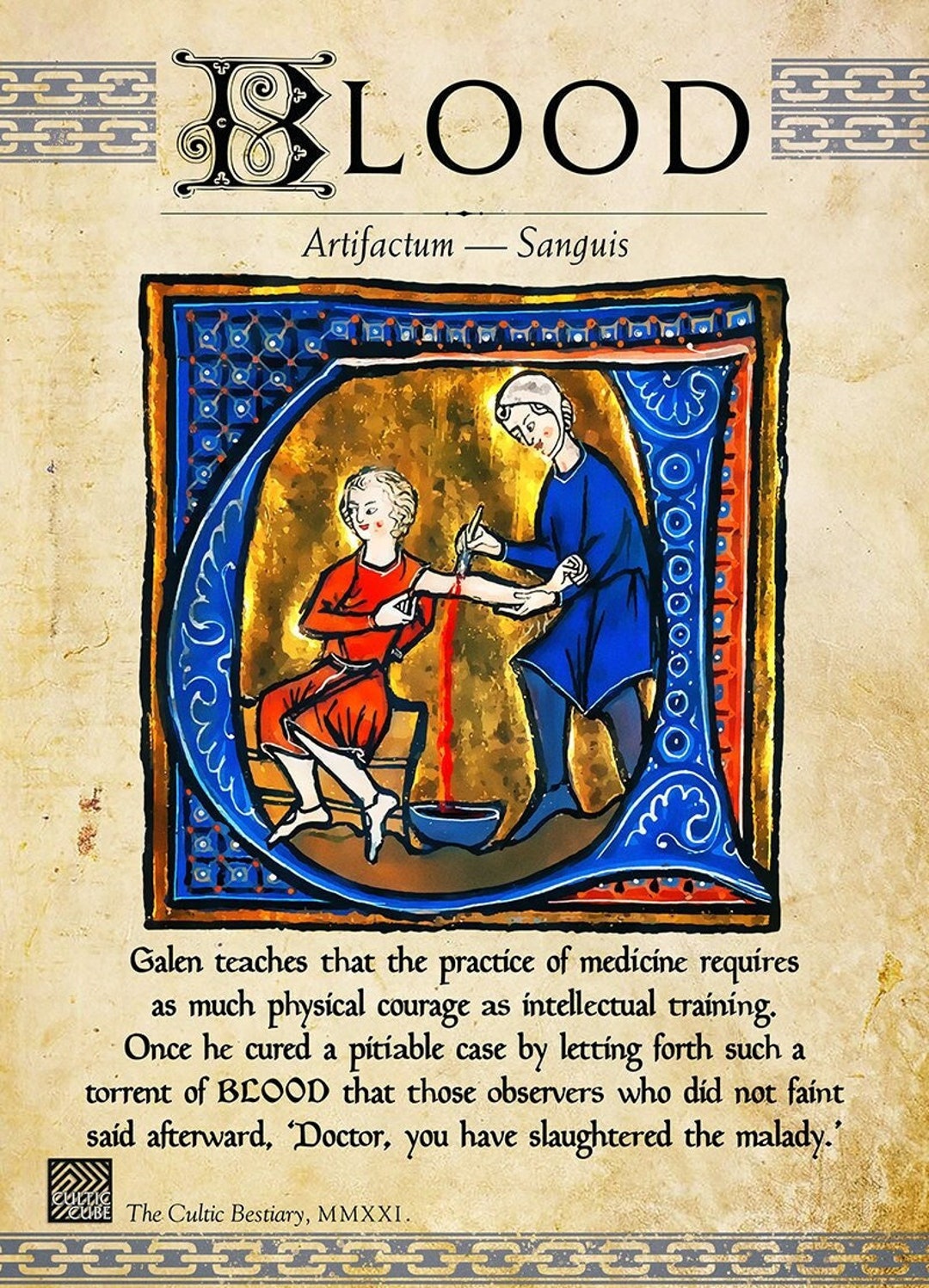 MTG Bestiary: Blood Token - Etsy