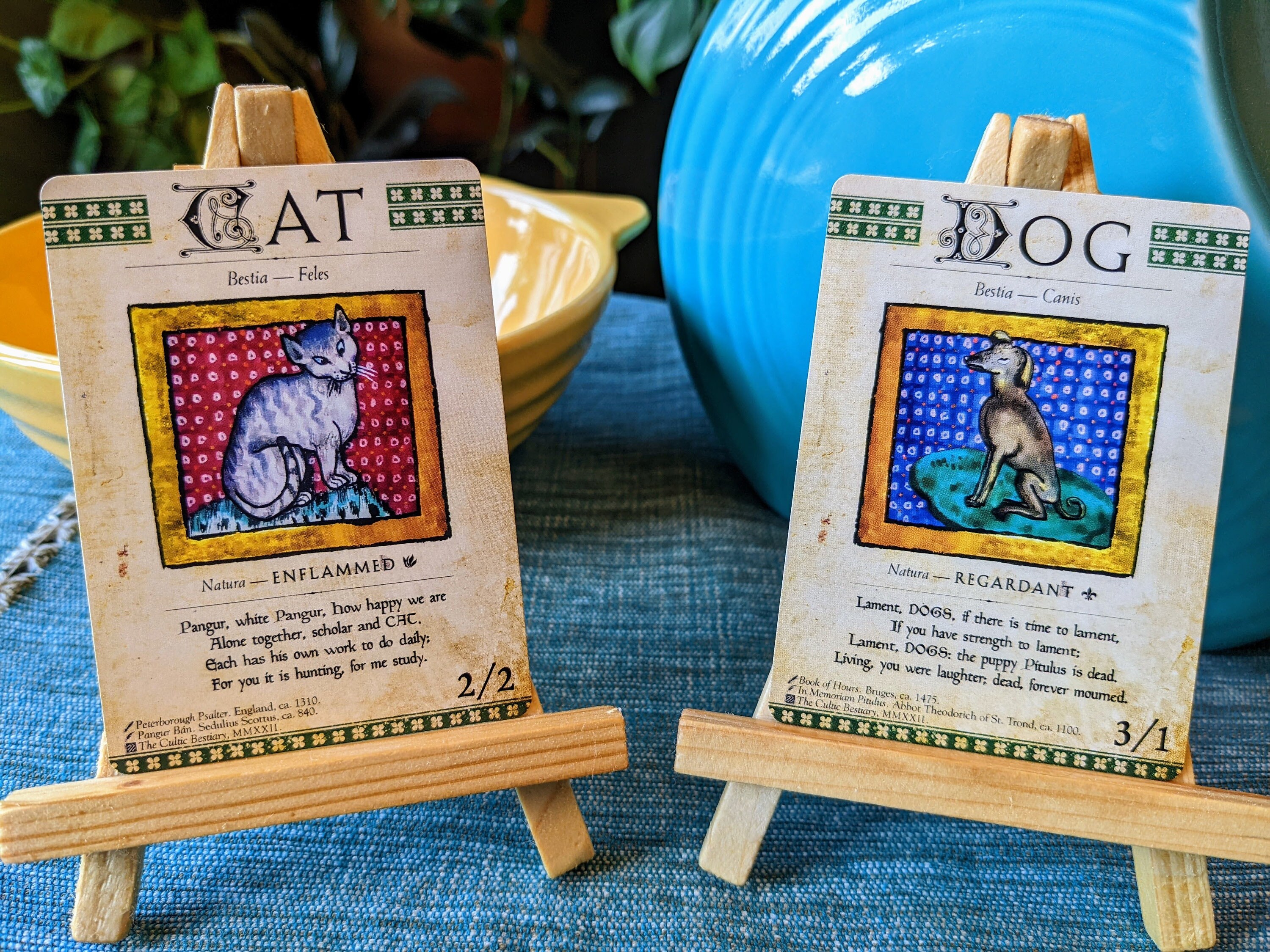 MTG Bestiary: Dog Token - Etsy