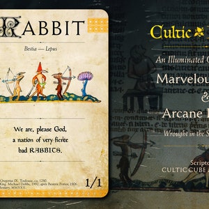 MTG Bestiary: Rabbit Token - Etsy