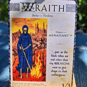 MTG Bestiary: Wraith Token - Etsy