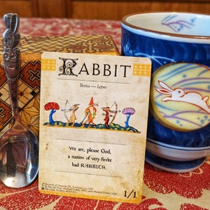 MTG Bestiary: Rabbit Token - Etsy
