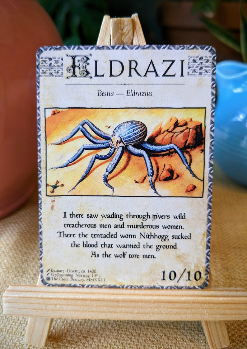 MTG Bestiary: Eldrazi Token - Etsy