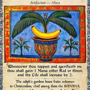 MTG Bestiary: Banana Token (4 Choices!) - Etsy