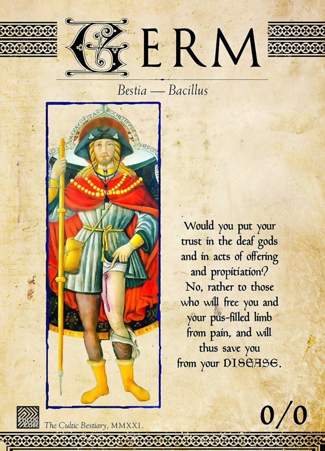 MTG Bestiary: Germ Token (pilgrim Variant) - Etsy