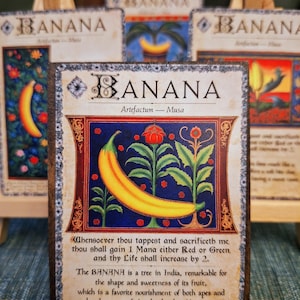 MTG Bestiary: Banana Token (4 Choices!) - Etsy