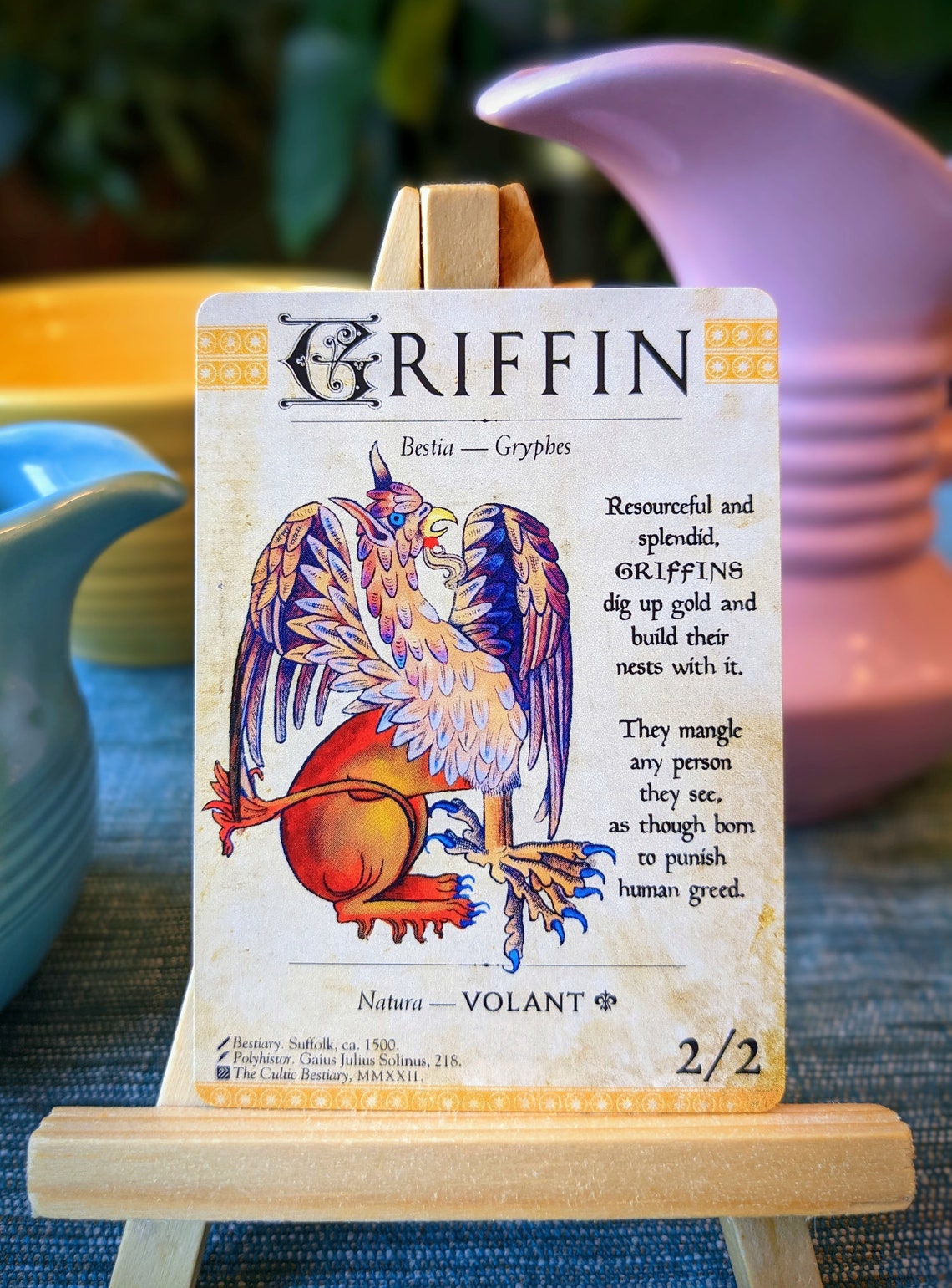 MTG Bestiary: Griffin Token - Etsy