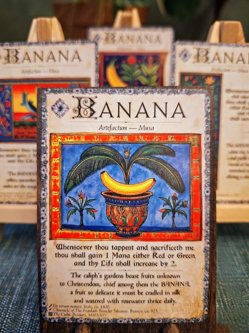 MTG Bestiary: Banana Token (4 Choices!) - Etsy