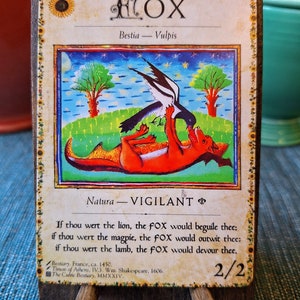 MTG Bestiary: Fox Token - Etsy