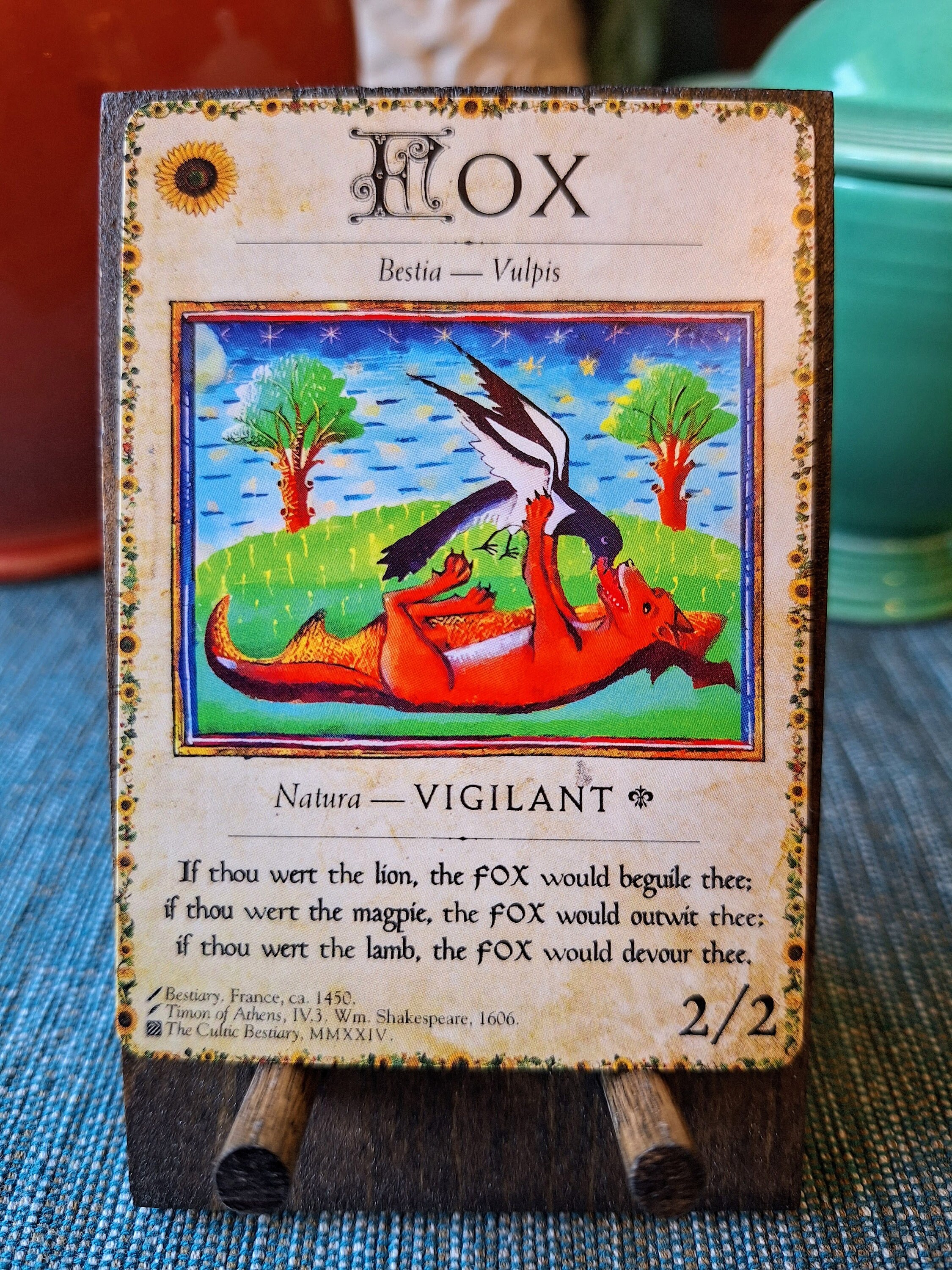 MTG Bestiary: Fox Token - Etsy
