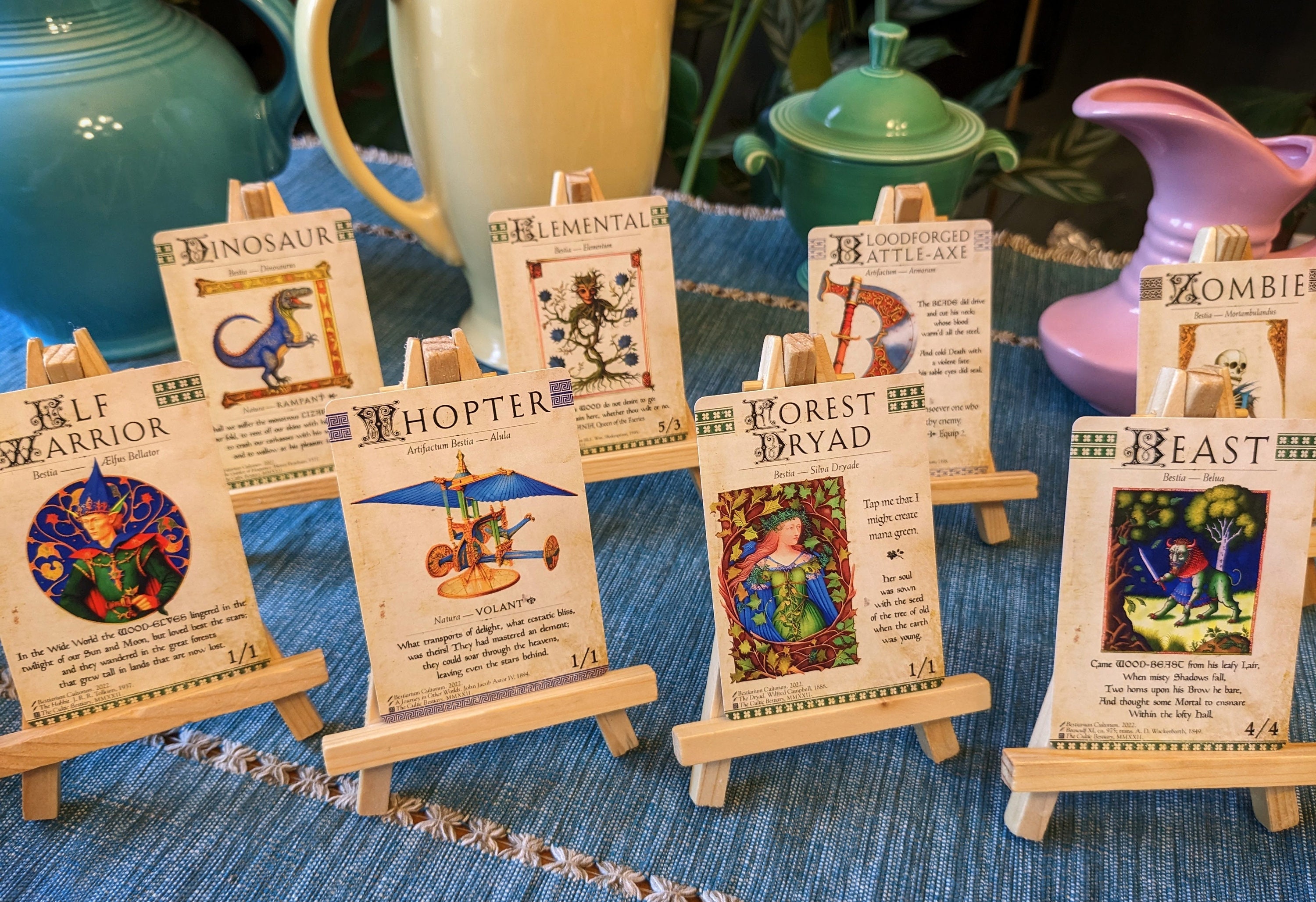 MTG Bestiary: Forest Dryad Token 1/1 - Etsy