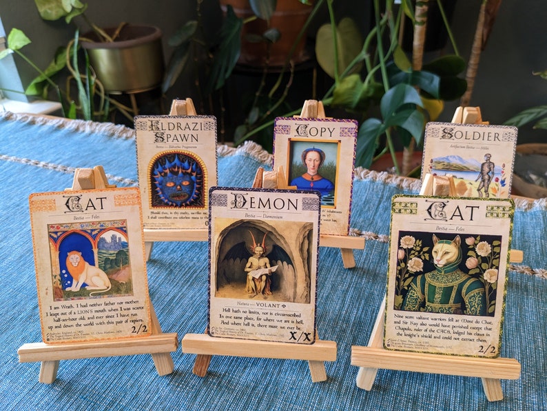 MTG Bestiary: Colorless Soldier Token - Etsy