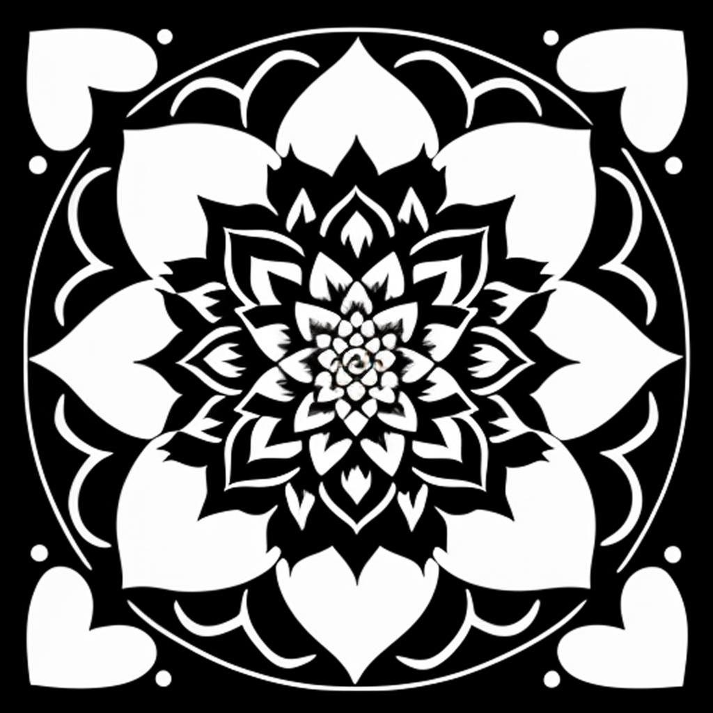 Digital Mandala Coloring Pages - Etsy