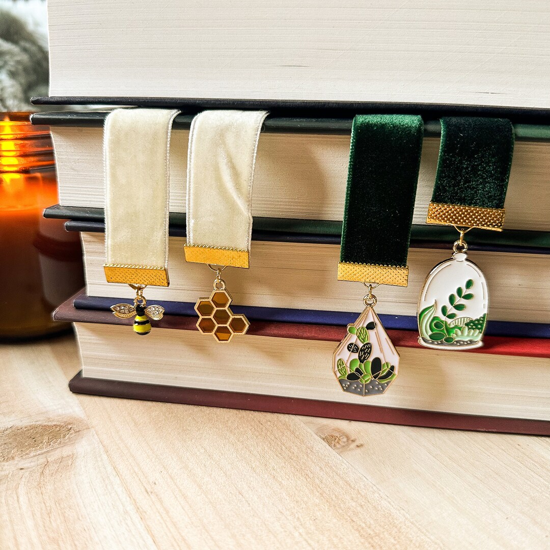 Plant Lover Bookmark Set, Succulents, Book Accessories, Bee and ...