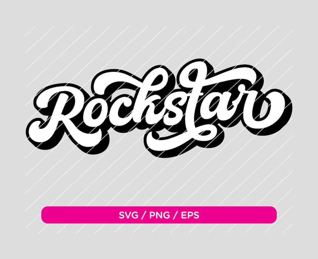 Rockstar SVG, Positive Quote, Inspirational Quote, Motivational Quote ...